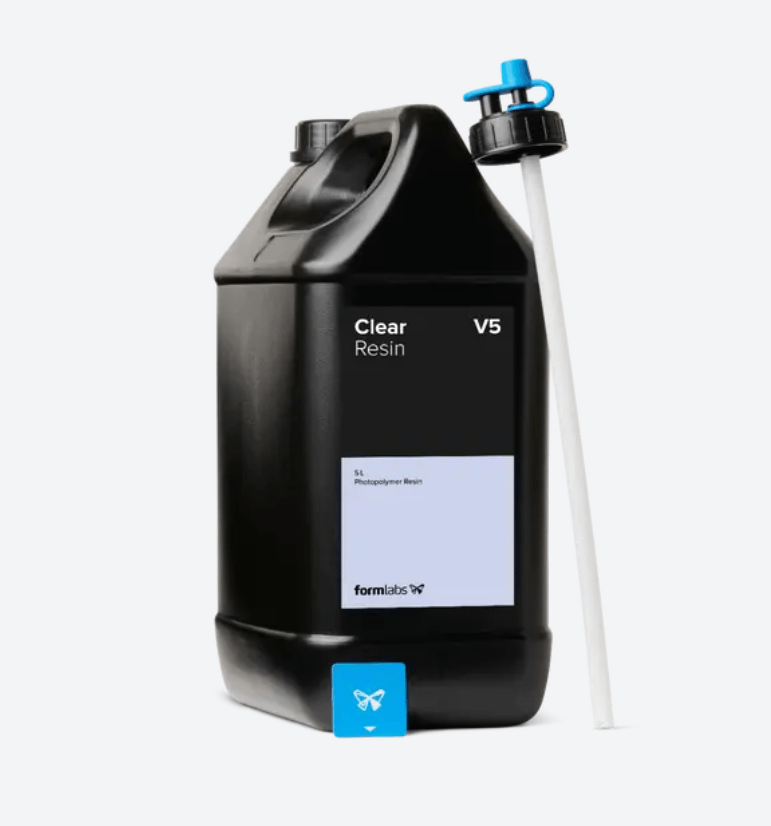 Formlabs Clear Resin V5 (Form 4) 5 L – Thinglab